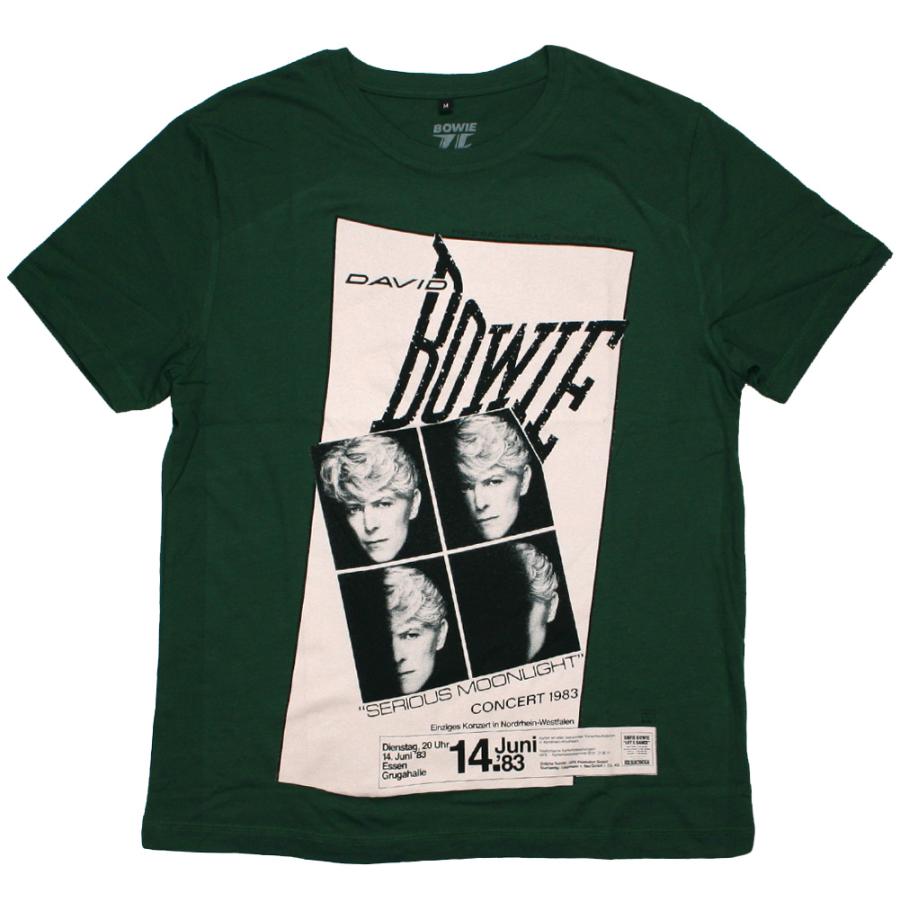 David Bowie / Serious Moonlight Concert 1983 Tee 2 (Forest Green ...