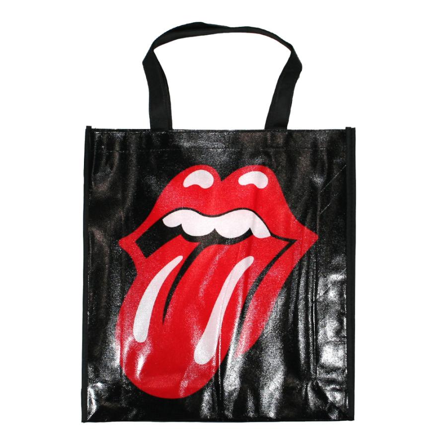 The Rolling Stones / Classic Tongue Eco Bag (Black) - ザ・ローリング・ストーンズ エコ ...