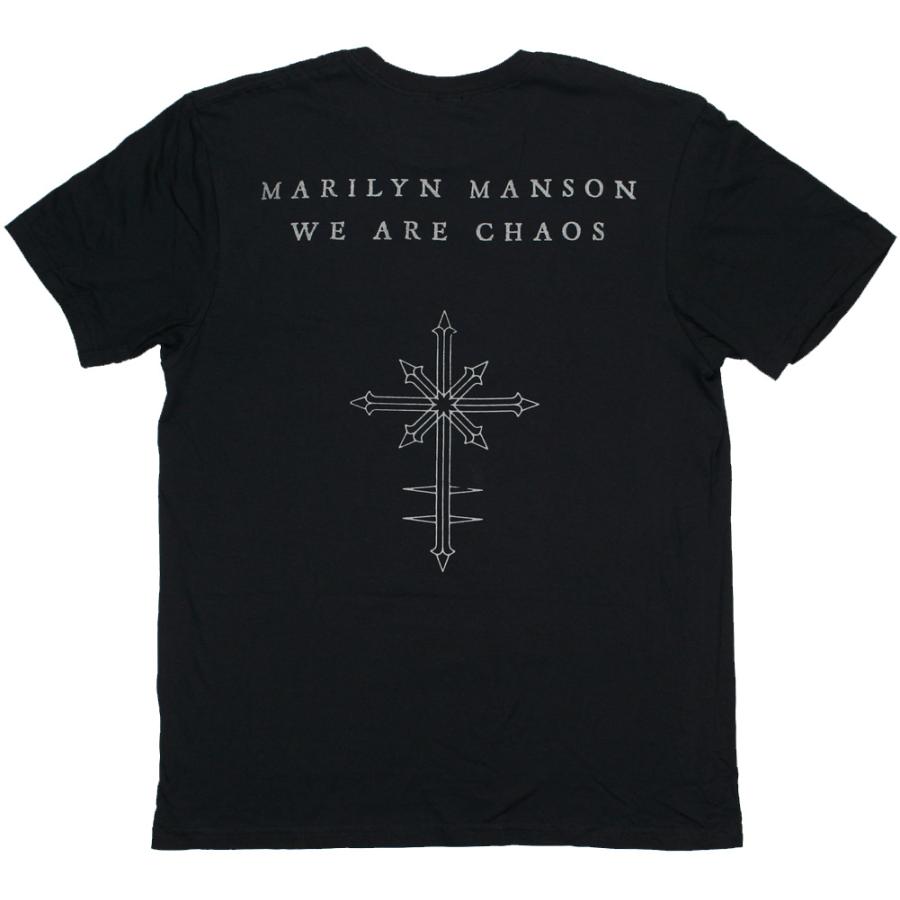 Marilyn Manson / We Are Chaos Tee (Black) - マリリン・マンソン Tシャツ :10004927 ...