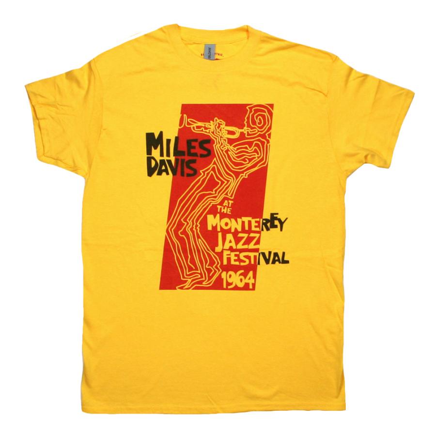 Miles Davis / at the Monterey Jazz Festival 1964 Tee 1 (Yellow) - マイルス ...