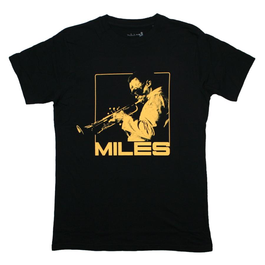 Miles Davis / Plays His Trumpet Tee 4 (Black) - マイルス・デイヴィス Tシャツ : Rudie ...