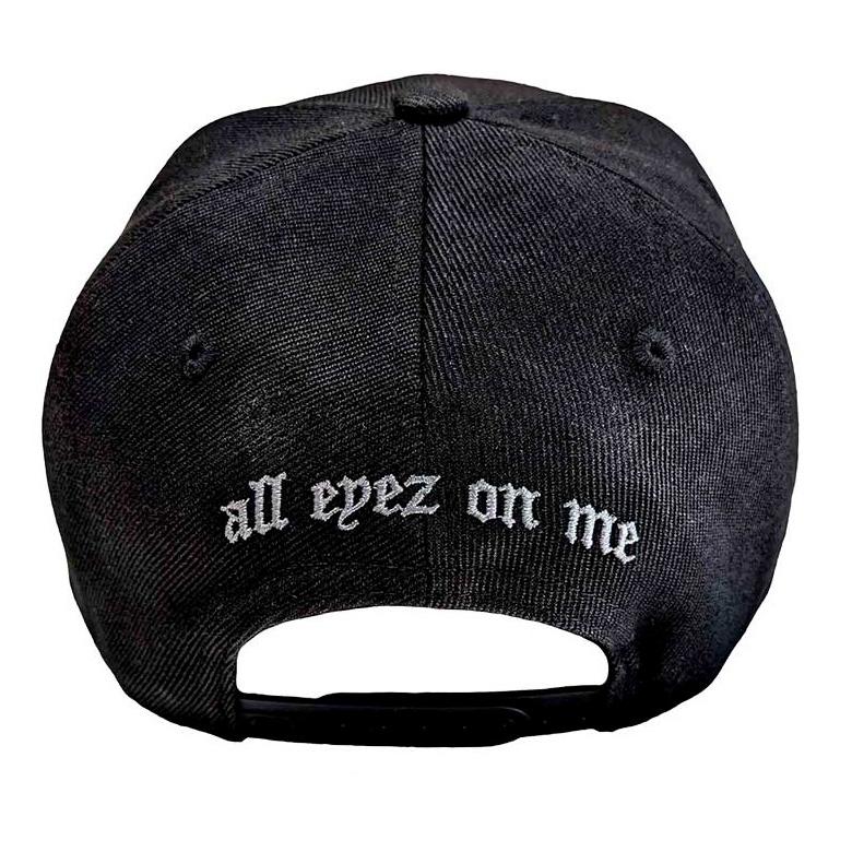 Tupac / All Eyez on Me Snapback Cap (Black) - 2pac ベースボール キャップ : Rudie ...