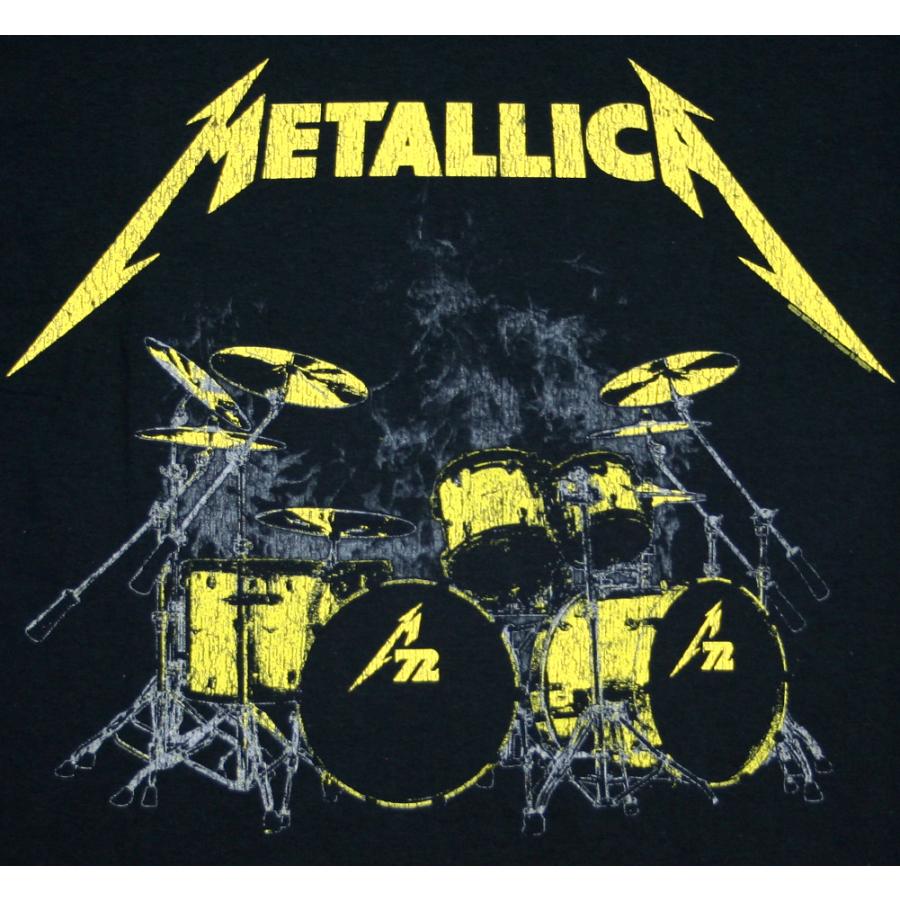 Metallica / Lars Ulrich's M72 Drum Kit Tee (Black) - メタリカ Tシャツ : Rudie - 通販 - Yahoo!ショッピング