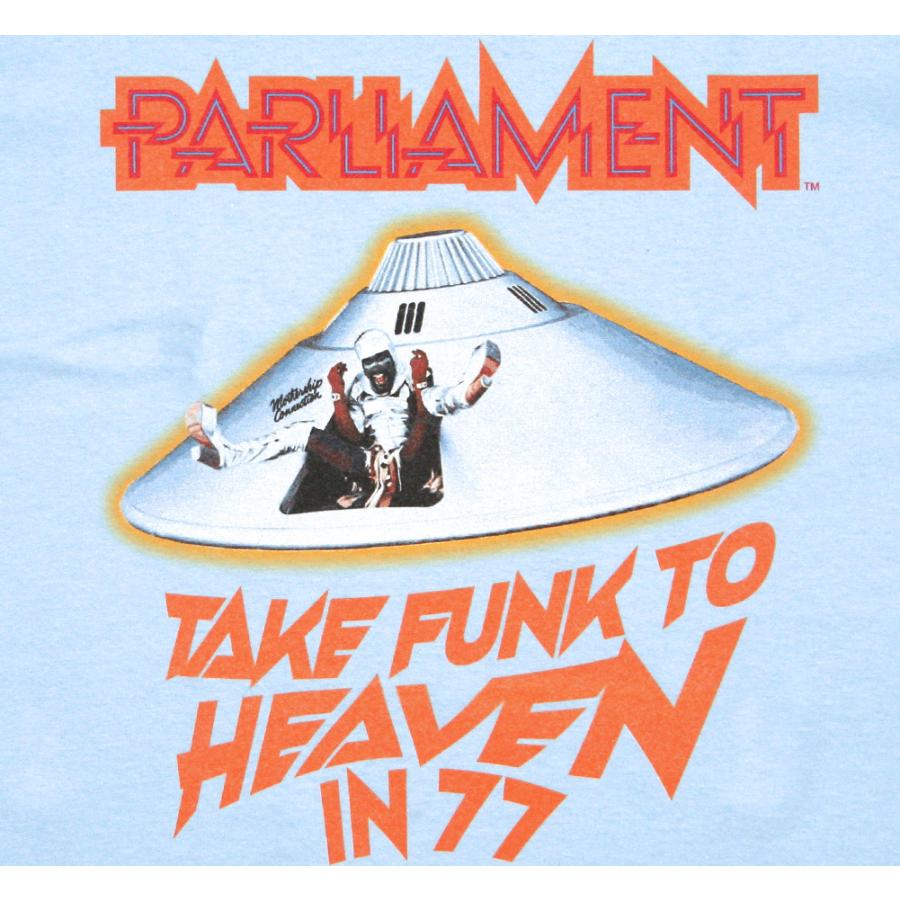 Parliament / Take Funk To Heaven in 77 Tee (Light Blue) - パーラメント Tシャツ ...