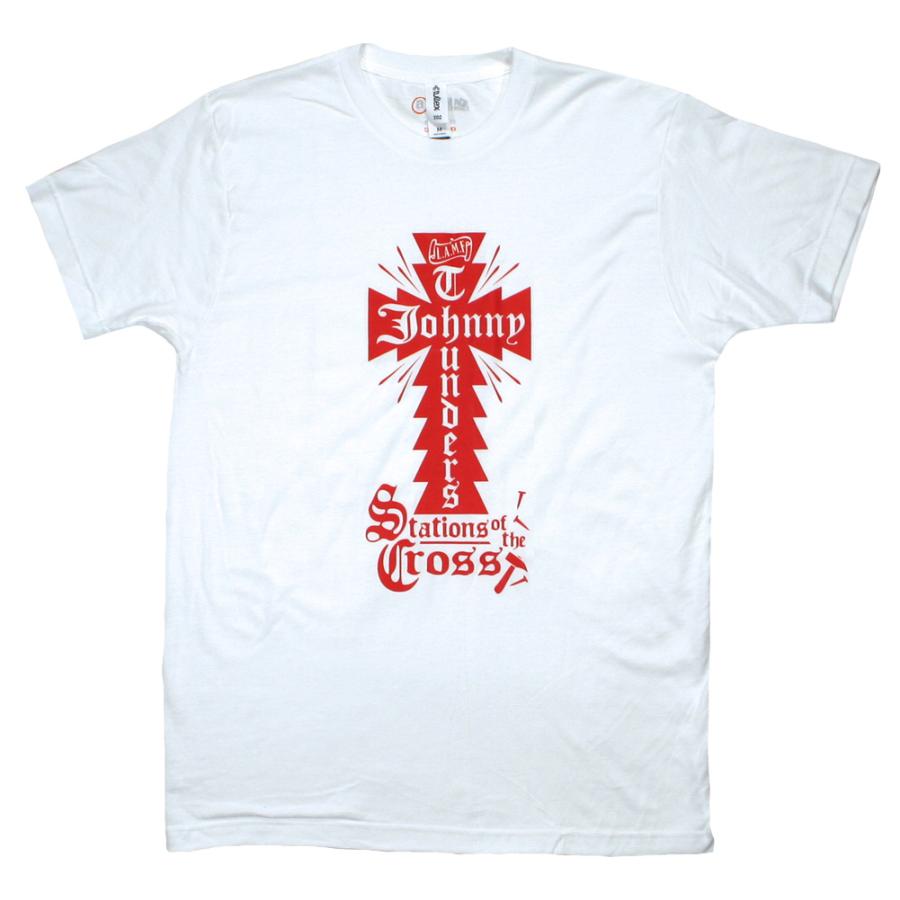 Johnny Thunders / Stations of the Cross Tee (White) - ジョニー・サンダース Tシャツ ...