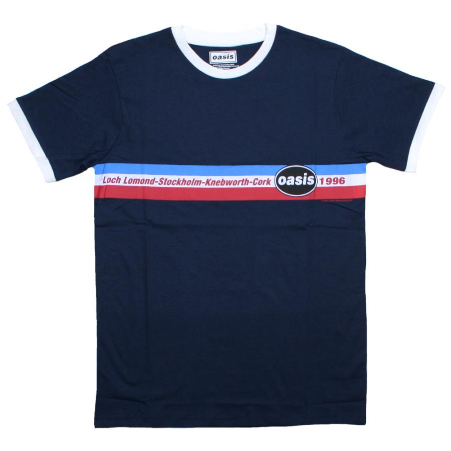 Oasis / Tour 1996 Ringer Tee 1 (Dark Navy/White) - オアシス Tシャツ : Rudie - 通販 - Yahoo!ショッピング
