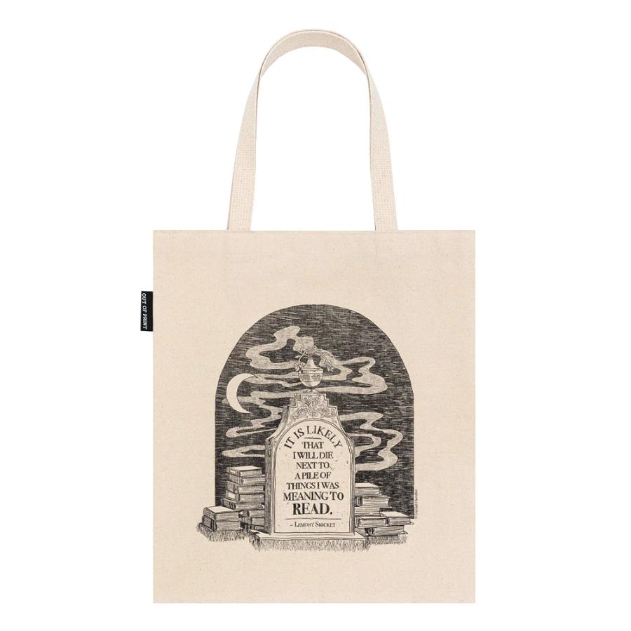 [Out of Print] Lemony Snicket / Things I Was Meaning to Read Tote Bag ...