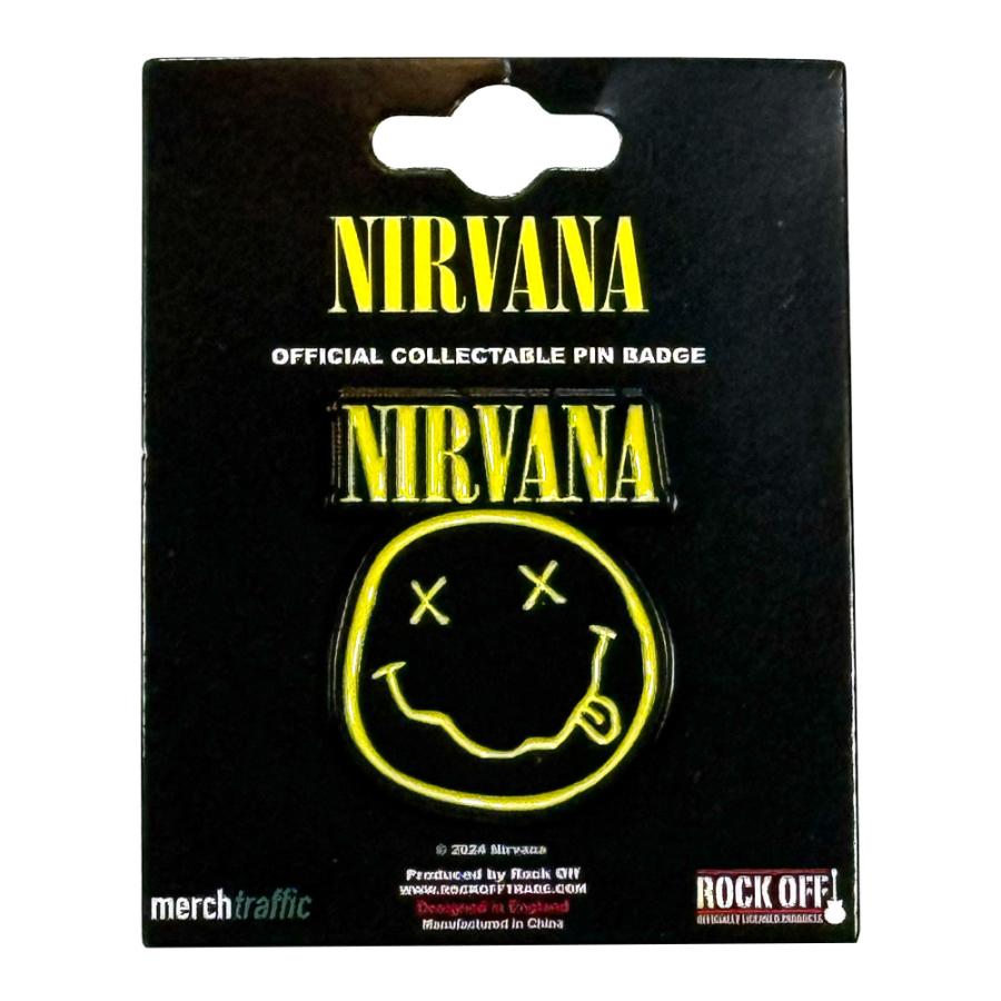 Nirvana / Smile Pin Badge - ニルヴァーナ ピンバッジ : Rudie - 通販 - Yahoo!ショッピング