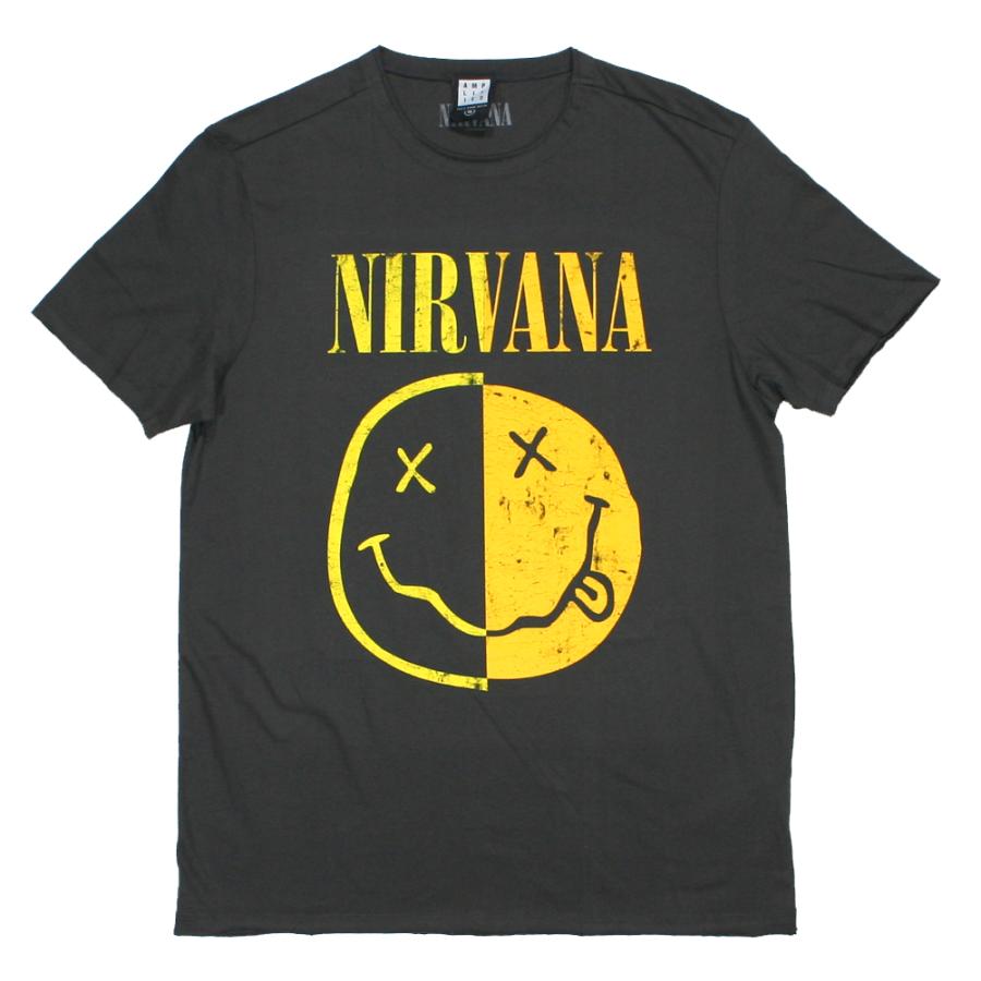 [Amplified] Nirvana / Spliced Tee (Charcoal) - [アンプリファイド] ニルヴァーナ Tシャツ : Rudie - 通販 - Yahoo!ショッピング