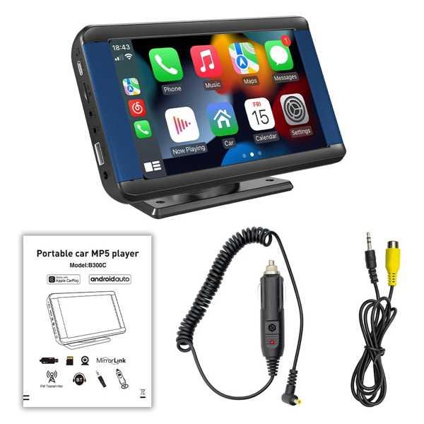カーラジオ 7インチ MP5プレーヤー カーオーディオ ポータブル ディスプレイオーディオ ワイヤレス : Rufurunヤフー店 - 通販 - Yahoo!ショッピング