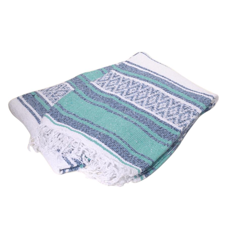 EARTH RAGZ アースラグズ(EARTH RAGZ)メキシカン ラグ ブランケット キャンプ アウトドア ヨガ ストライプファルサ[約 ...