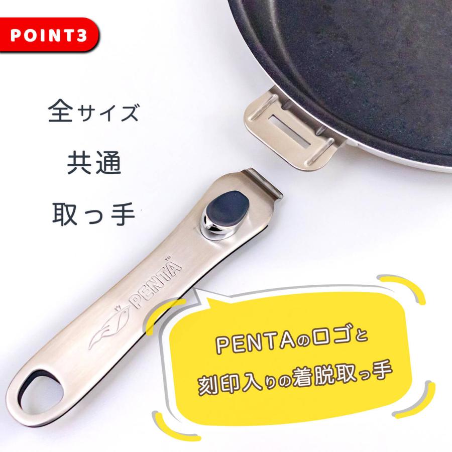 PENTA（キッチン） 王様フライパン PENTA ペンタ 2.0 フライパン ih PFOAフリー 日本製 燕三条 24cm IH ガス 24cm×5.3cm アンティックゴールド : 高級 ...