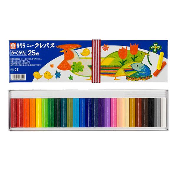 クレパス ニュークレパスかくがた25色 サクラクレパス 150-NEP25 クレパス ニュークレパスかくがた25色 サクラクレパス 150-NEP25