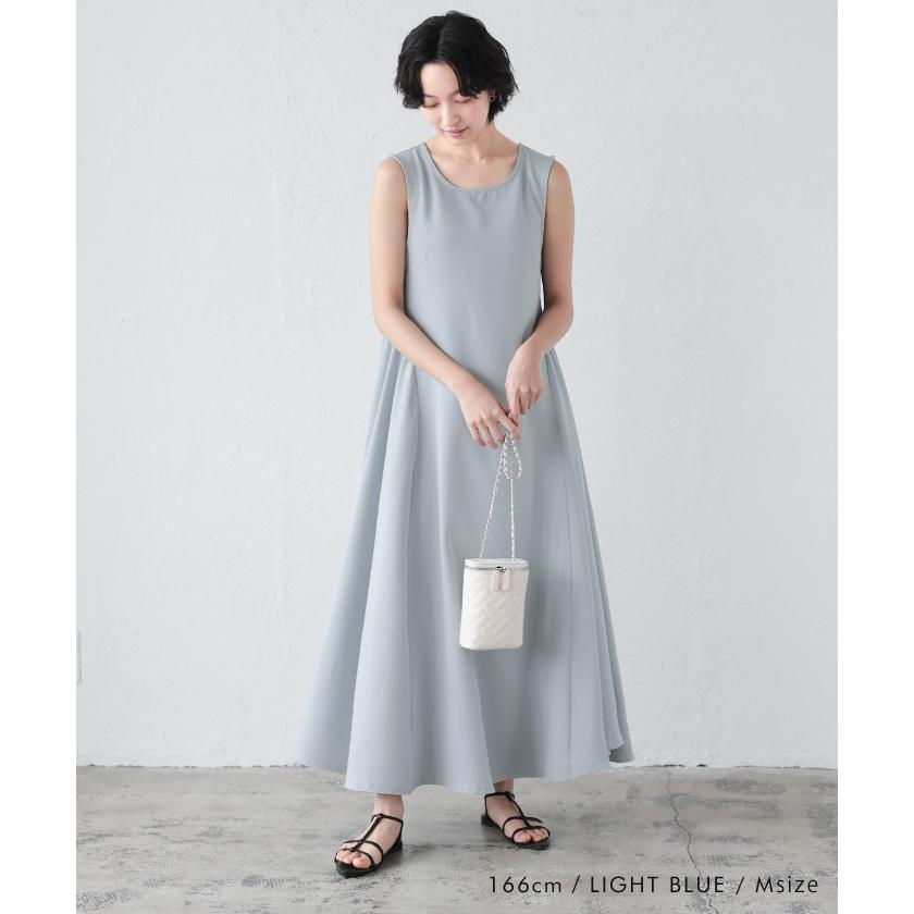 aquagarage フレアマキシノースリーブワンピースM L : aquagarage Yahoo!店 - 通販 - Yahoo!ショッピング