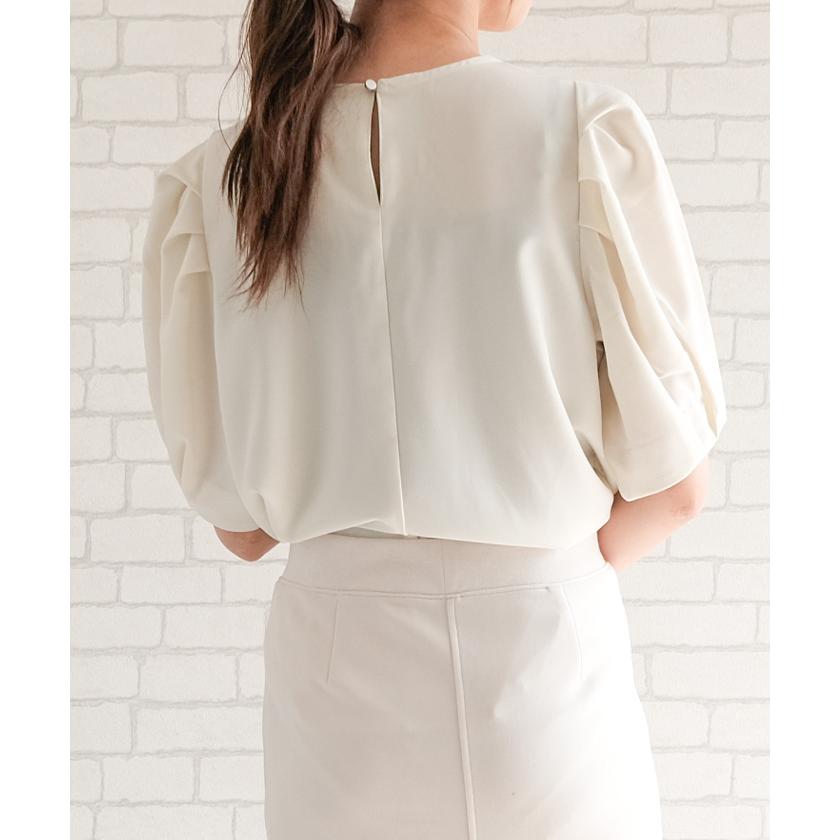 aquagarage フロントネックタックパールブラウス 春 夏 秋 ≪ゆうメール便配送20・代引不可≫ : aquagarage Yahoo!店 - 通販 - Yahoo!ショッピング