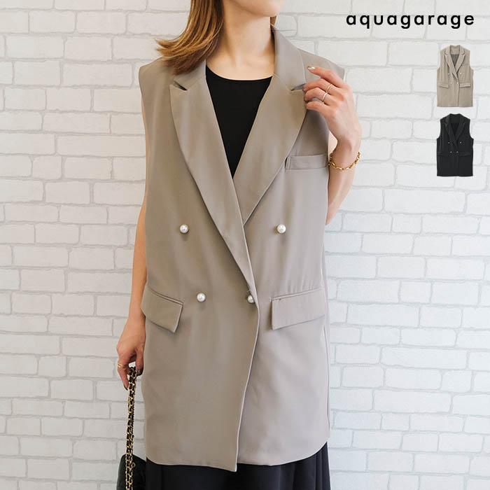 パールボタンロング丈テーラードジレジャケット 春 秋 冬 M L : tw00052 : aquagarage Yahoo!店 - 通販 - Yahoo!ショッピング