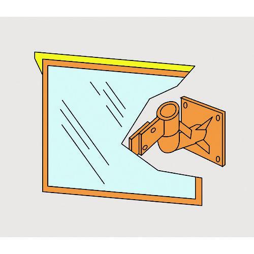 壁付けカーブミラー アクリル製 角型1面鏡 600×800mm 壁角S68 277220 日本緑十字 : 資材・印刷のルネ - 通販 - Yahoo!ショッピング