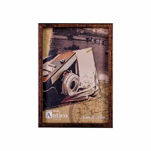 アンティコ インテリアフレーム L判 ブラウン F-TP-101-BR ナカバヤシ（返品不可） : 資材・印刷のルネ - 通販 - Yahoo!ショッピング