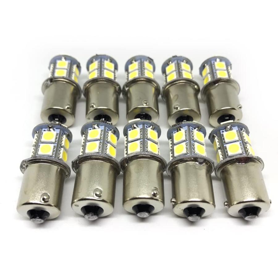 13連 10個セット 24V用 LED S25 シングル球 ホワイト、レッド、ブルー、オレンジ、グリーン、ピンク (ホワイト5000k) : ショップ ルーン - 通販 - Yahoo!ショッピング