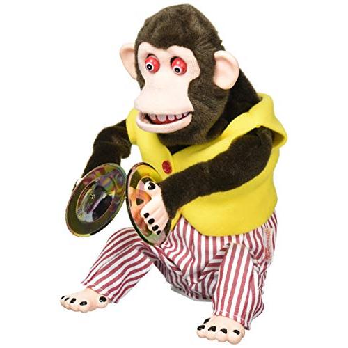 山二(Yamani) デザイン小物 ブラウン H28×W18×D21cm わんぱく! おさるのシンバルくん 9510 : ショップ ルーン - 通販 - Yahoo!ショッピング