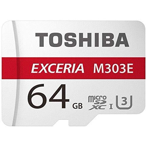 東芝 高耐久 microSDXCメモリカード 64GB Class10 UHS-ITOSHIBA EXCERIA EMU-A064G ...