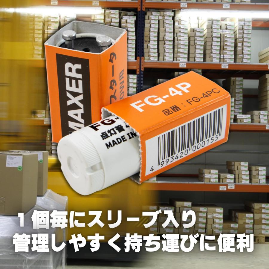マクサー電機 グロー球 P形 FG-4P 25個 40W 用 口金 P21 (2本足) 簡易包装品 業務用 備蓄用 : ショップ ルーン - 通販 - Yahoo!ショッピング