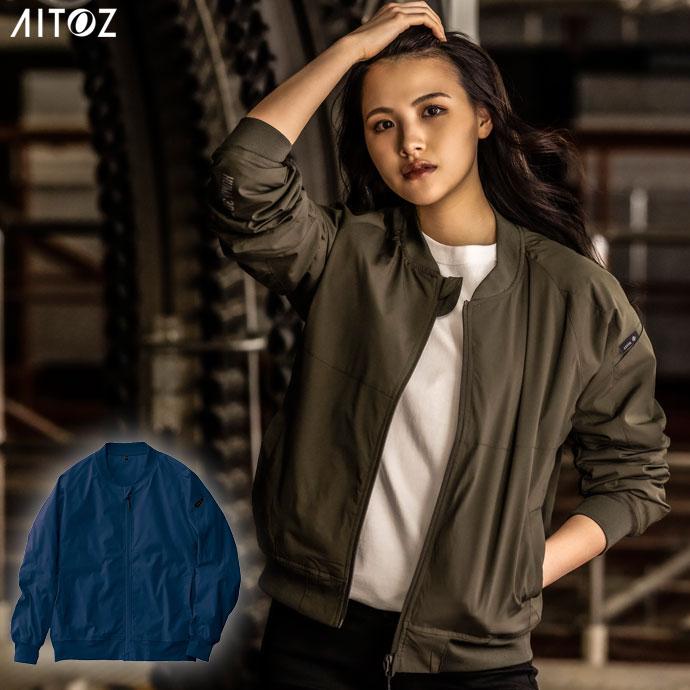 アイトス AITOZ HUMA3Dストレッチブルゾン（男女兼用） ユニセックス 50122 008.ネイビー : ランニングクラブ グラスホッパー - 通販 - Yahoo!ショッピング