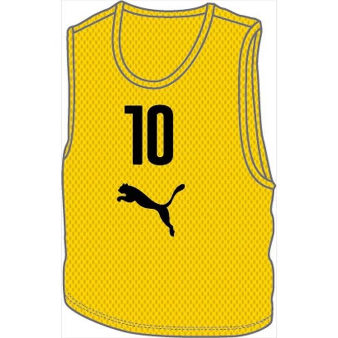 プーマ サッカーウエア ビブスセット 10枚組 サイバー イエロー XXS