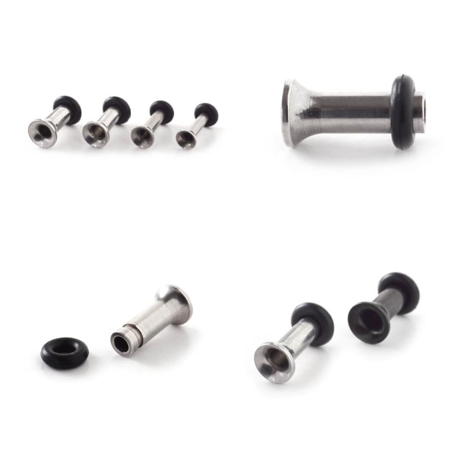 シングルフレアトンネルピアス 8G 10G 12G 14G 軟骨ピアス : 2207141444 : From da Phactory - 通販 - Yahoo!ショッピング