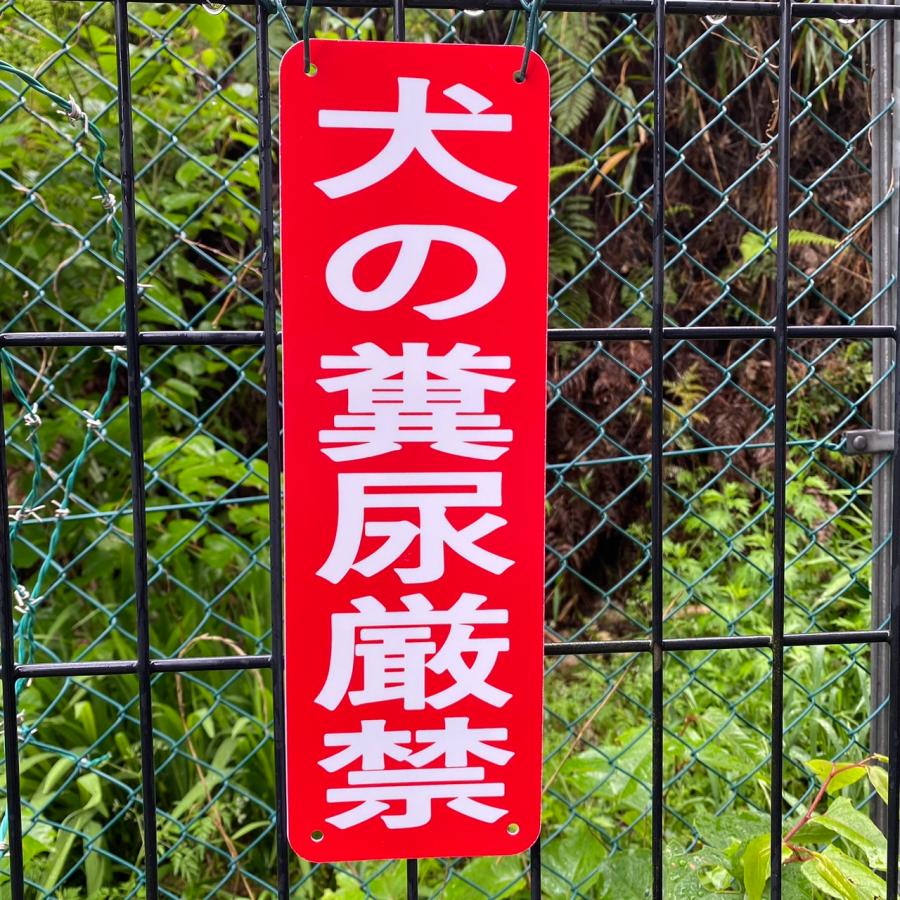 【2枚入】送料無料 激安看板 『犬の糞尿厳禁』PP板 約W100×H315ミリ 糞尿禁止 ペットのフン尿禁止 鳩犬猪注意標識 耐水屋外対応 日本製 : SC看板工場 - 通販 - Yahoo ...