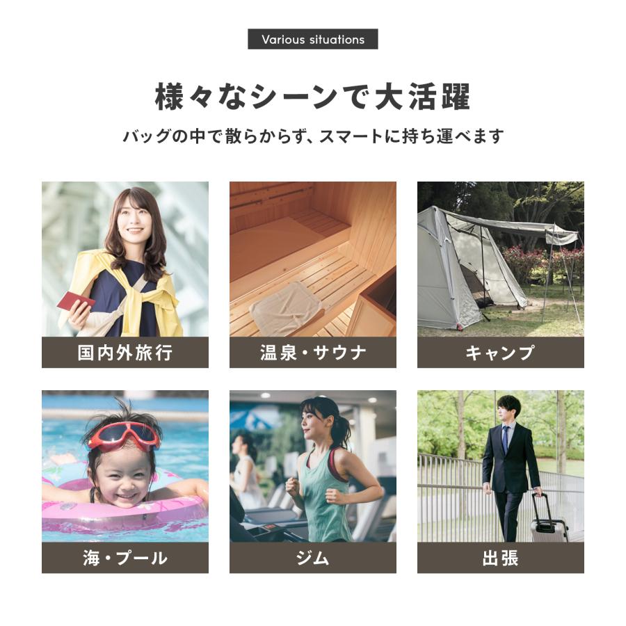 [Rocotto] トラベルボトル 4in1 浮かせる 壁掛け シリコン 旅行グッズ ホテル お風呂 機内持ち込み 出張 旅行用 持ち運び スキンケア スプレー 小分け ジム 銭湯 ...