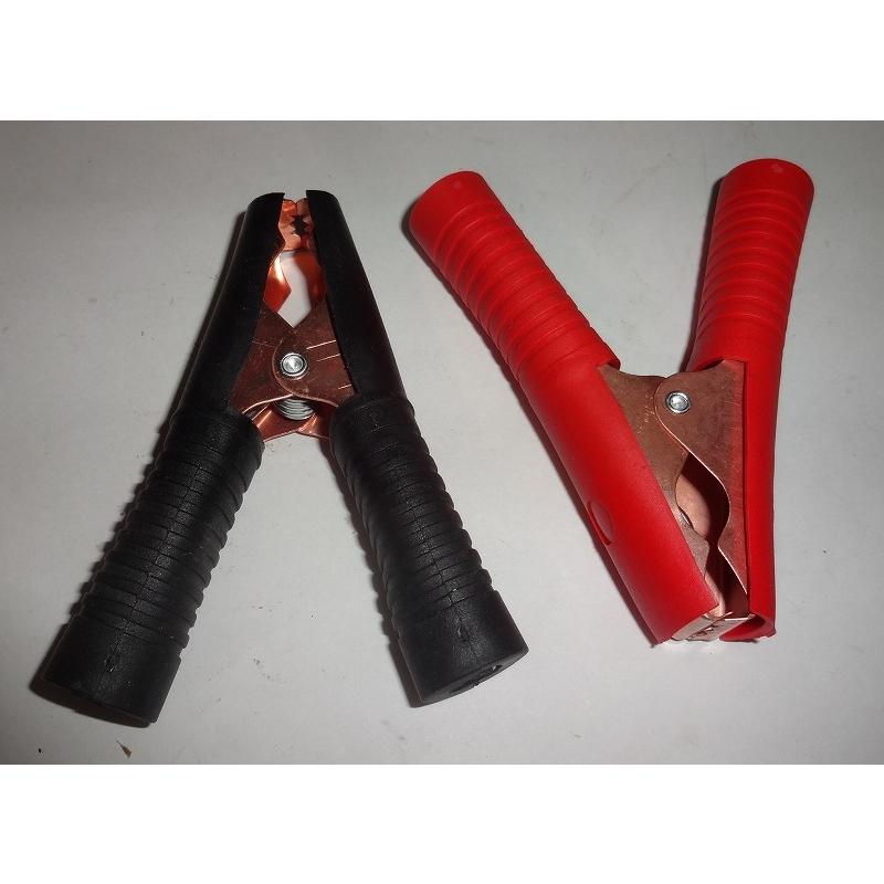 送料込 90mm ワニグチクリップ ワニ口 鰐口 赤黒 1対 2個組 : 231125-waniguchi-clip-90mm-1pair ...