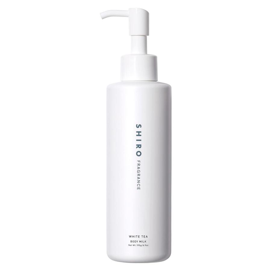 SHIRO ホワイトティー ボディミルク 195g ボディクリーム 香料リニューアル前 : RUSIONヤフー店 - 通販 - Yahoo!ショッピング