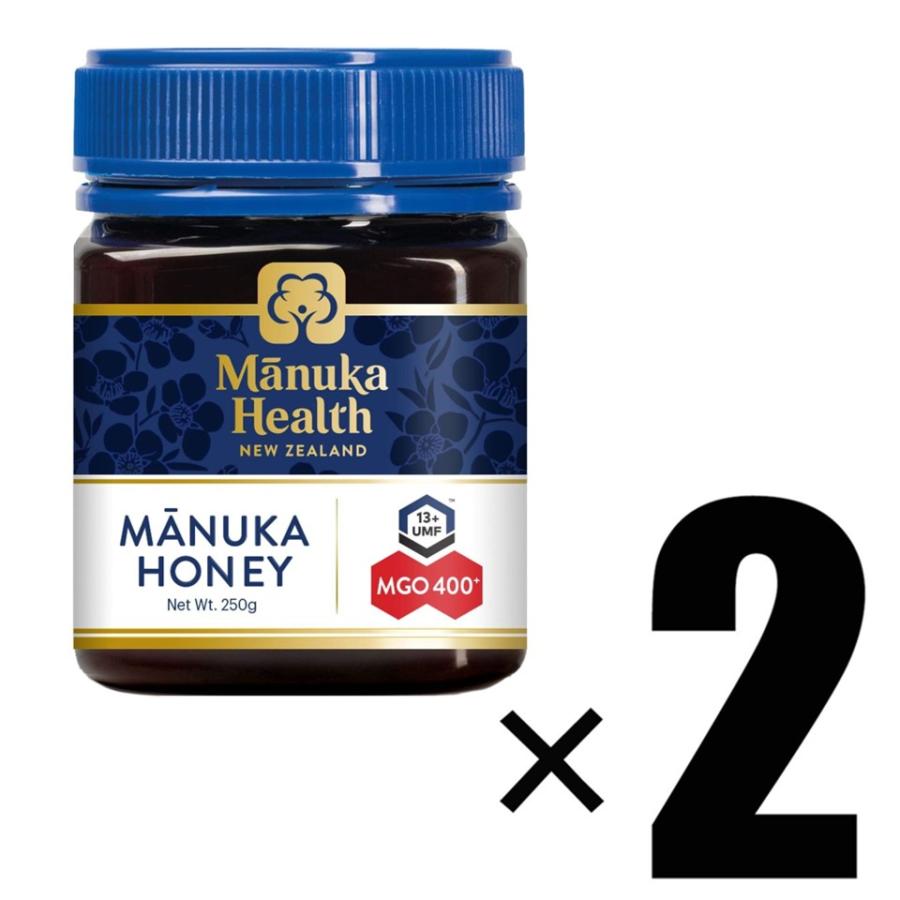 マヌカヘルス 2個 マヌカハニー MGO400+ UMF13+ 250g×2 正規品 ニュージーランド産 : RUSIONヤフー店 - 通販 - Yahoo!ショッピング