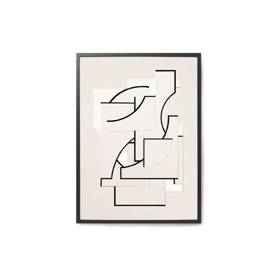 Atelier Cph アートポスター 50×70cm Object Blanc No 27 アトリエシーピーエイチ : CHLOROS 北欧 ...