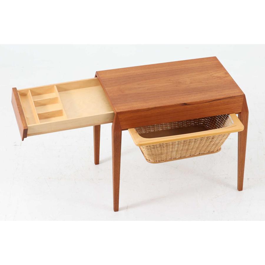 Haslev(ハスレヴ) ソーイングテーブル チーク材 北欧家具ビンテージ デンマーク製 : CHLOROS(クロロス) - 通販 - Yahoo!ショッピング
