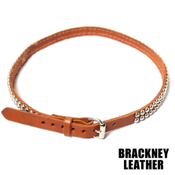 BRACKNEY LEATHER ブラッキーレザー 2ROWS 5/16DOTS BELT スタッズベルト クリックポスト対応商品 ...