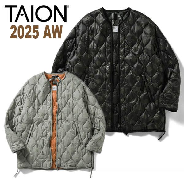 TAION タイオン ダウン 2024AW UNISEX ミリタリー M65 ライナーWジップ ダウンジャケット-ソフトシェル TAION-M65LSZBML-1 入荷 : RUSTY TO ...