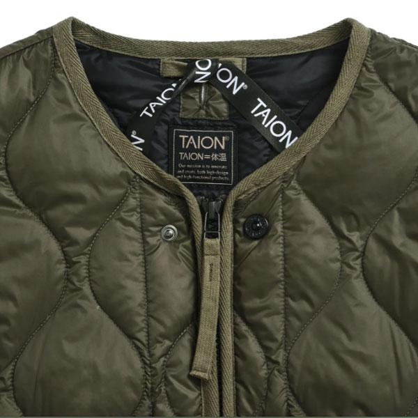 TAION タイオン ダウン 2024AW UNISEX ミリタリー M65 ライナーWジップ ダウンジャケット-ソフトシェル TAION-M65LSZBML-1 入荷 : RUSTY TO ...