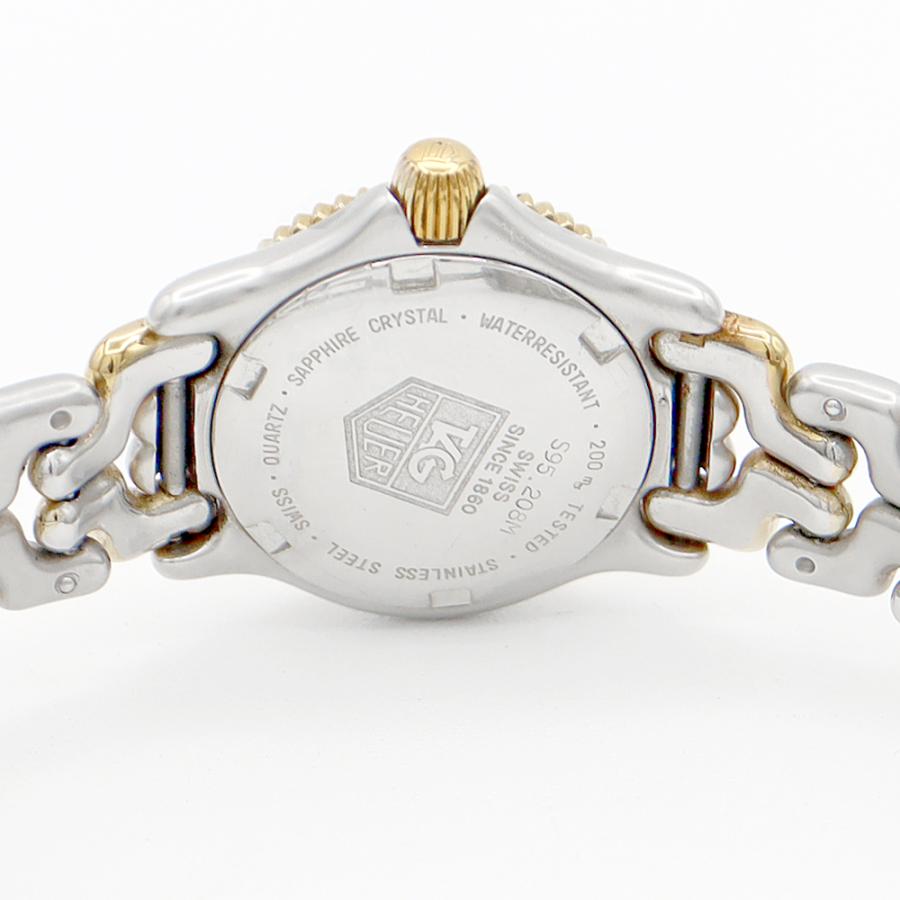 電池交換済 TAG Heuer タグホイヤー S/el セルシリーズ S95.208M デイト 200m防水 グレー レディース クォーツ ...