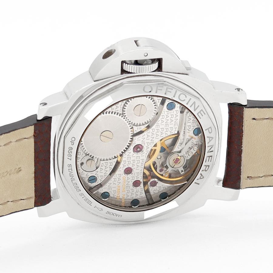 PANERAI パネライ ルミノール マリーナ PAM00113 44mm スモールセコンド 白 ホワイト SS ステンレス 純正尾錠 メンズ ...