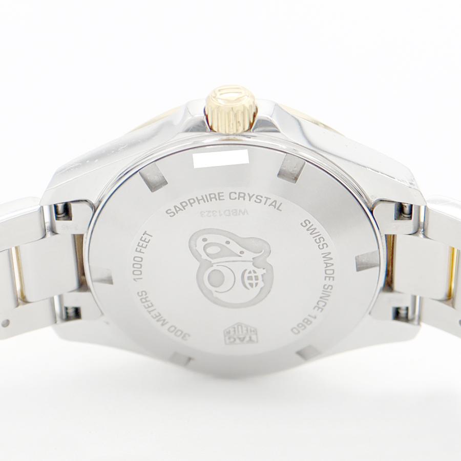 TAG HEUER 電池交換済 Heuer タグホイヤー アクアレーサー WBD1323 BB0320 ダイヤモンド YG SS レディース ...