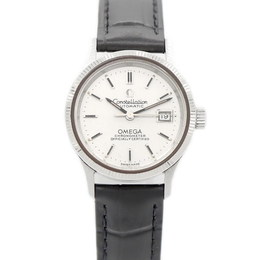 OMEGA オメガ コンステレーション 568.0018 Cal.685 24石 クロノメーター デイト シルバー SS レディース 自動巻き ...
