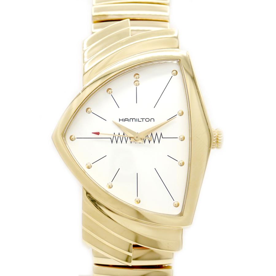 HAMILTON 電池交換済 ハミルトン ベンチュラ H243010 シルバー YGP イエローゴールド メンズ クォーツ : IMPERIAL ヤフー店 - 通販 - Yahoo!ショッピング