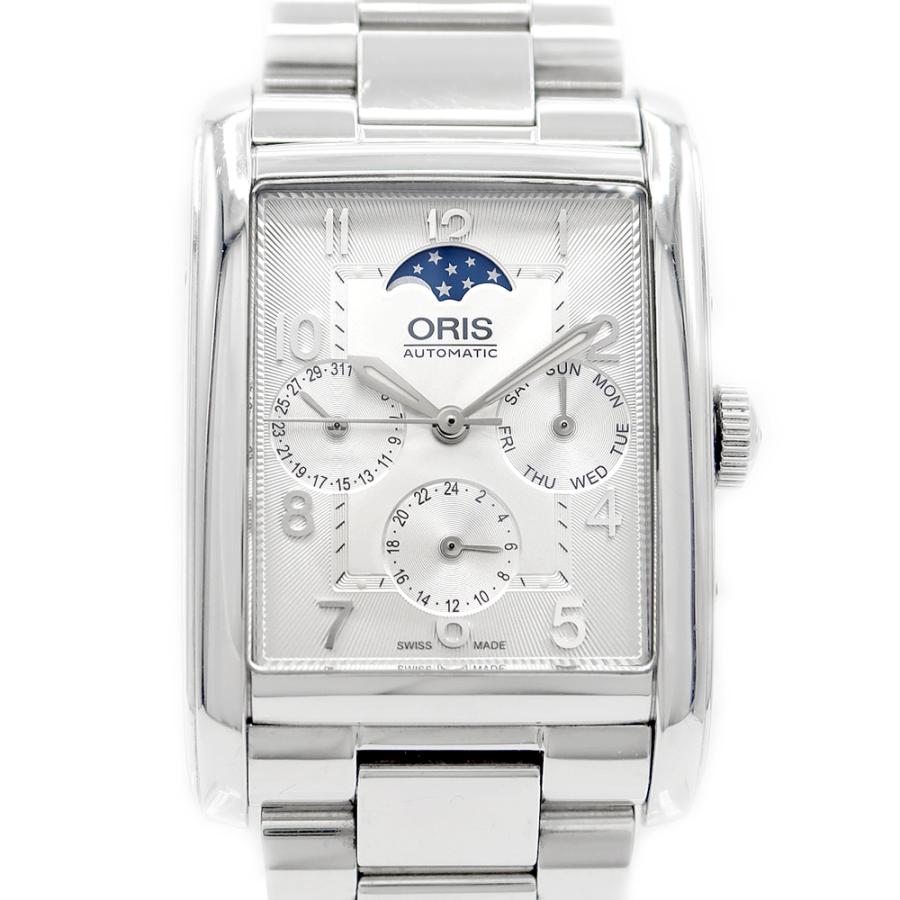 ORIS オリス レクタンギュラー コンプリケーション ムーンフェイズ 01 582 7694 4061 30m防水 シルバー SS メンズ 自動巻き : IMPERIAL ヤフー店 - 通販 ...