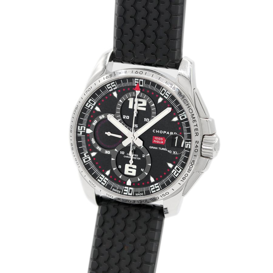 Chopard 内部点検済 ショパール ミッレミリア GT XL クロノグラフ 16/8459 100m防水 デイト SS メンズ 自動巻き ...