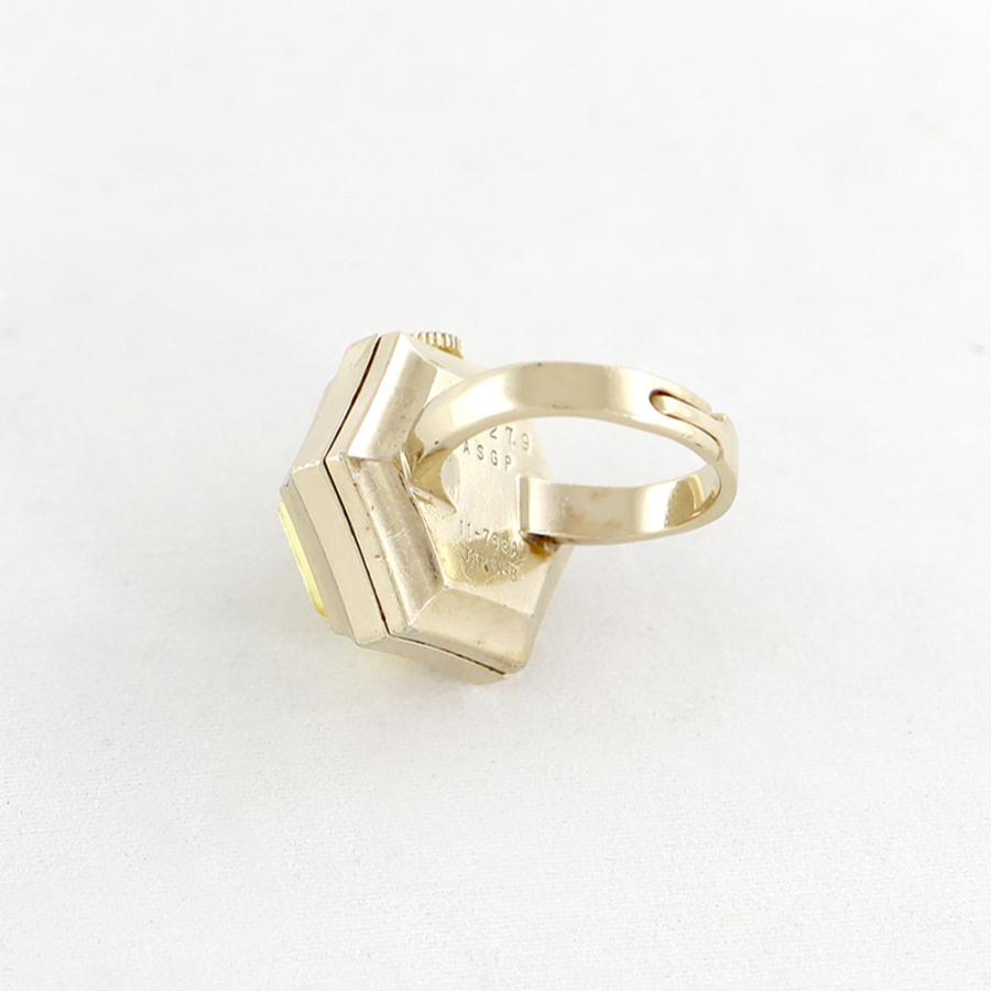 SEIKO セイコー リングウォッチ カットガラス 11-768A 金 ゴールド YGP 手巻き ユニセックス メンズ レディース ヴィンテージ : IMPERIAL ヤフー店 - 通販 ...