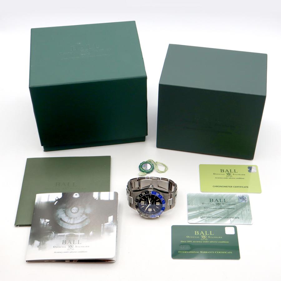 BALL Watch（ボール ウォッチ） 内部点検済 BALL ボール ウォッチ マリン GMT 世界1000本限定 DG3030B 200m ...