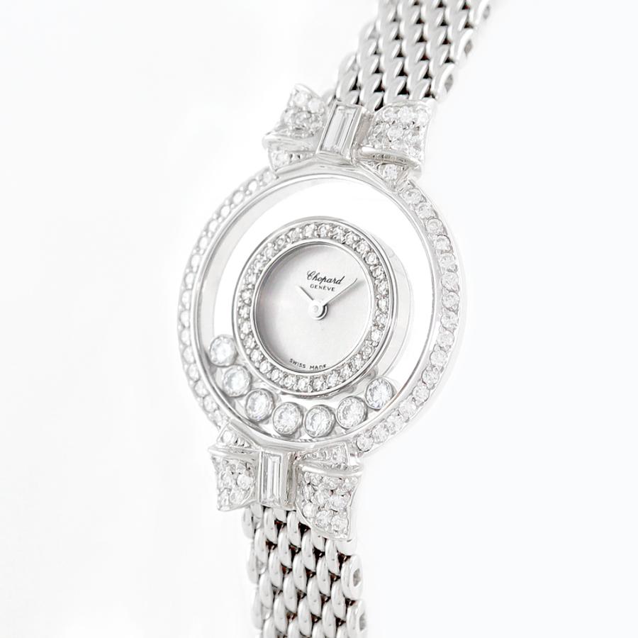 Chopard OH済 ショパール ハッピーダイヤモンド リボン 4097 純正ダイヤ シルバー K18WG レディース クォーツ : IMPERIAL ヤフー店 - 通販 - Yahoo ...