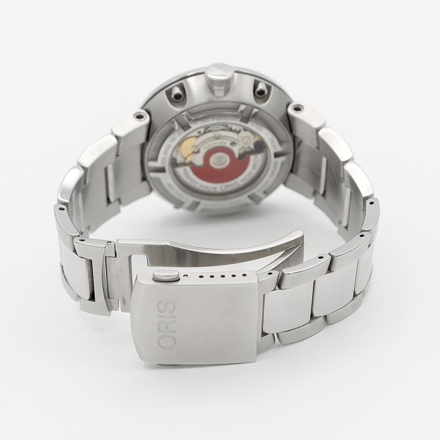 ORIS オリス TT1 デイデイト 01 735 7651 4163-07 8 25 10 100m防水 裏スケルトン グレー メンズ 自動 ...